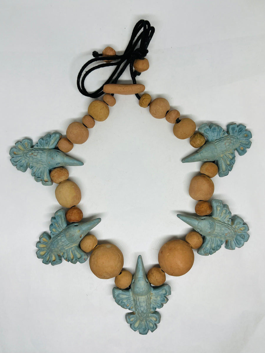 Collar colibrí azul detallado (4) – Coatlicue Arte- Xolito Mio