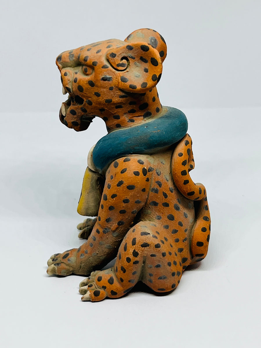 Jaguar Sentado Mini – Coatlicue Arte- Xolito Mio