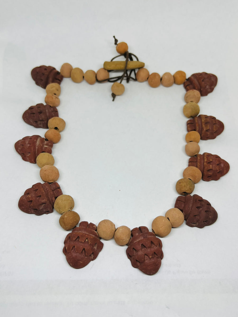 Collar corazon mexica rojo – Coatlicue Arte- Xolito Mio