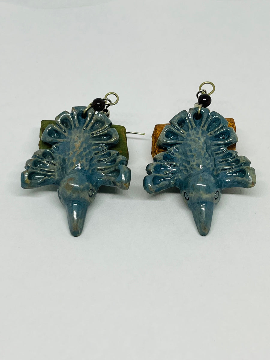 Colibri azul esmaltado – Coatlicue Arte- Xolito Mio